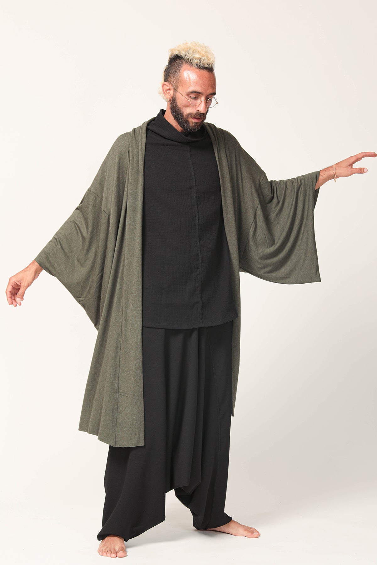 Unisex Green Haori Jacket – Urbanic Tribe by Charu
